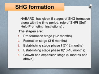 Self help group (NABARD) | PPTX