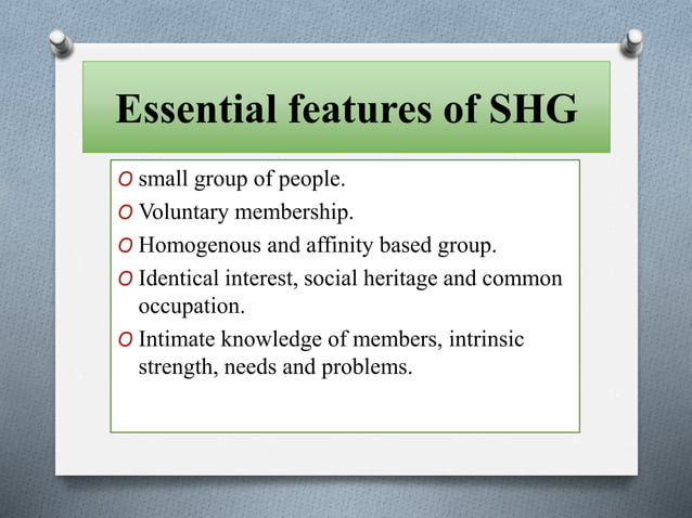 Self help group (NABARD) | PPTX