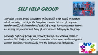 Self help group s | PDF