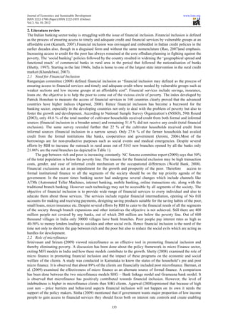 Self help group (shg) bank linkage model - a viable tool for financial ...