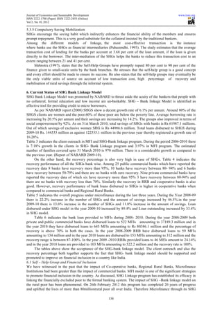 Self help group (shg) bank linkage model - a viable tool for financial ...