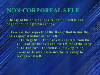 Historical Conceptions of the Self | PPT