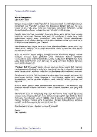 Self hypnosis | PDF