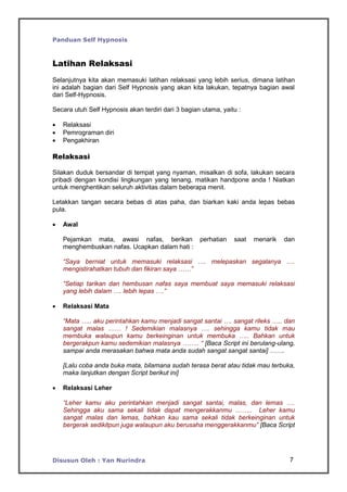 Self hypnosis | PDF