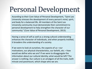 Self Identification and Culture | PPTX