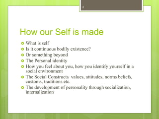 Self identity | PPTX