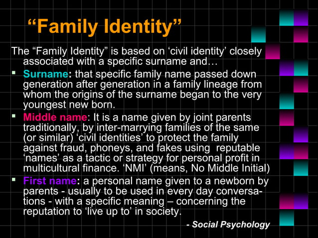 Self and Identity - Social Psychology - Definitions - Liberal Arts ...