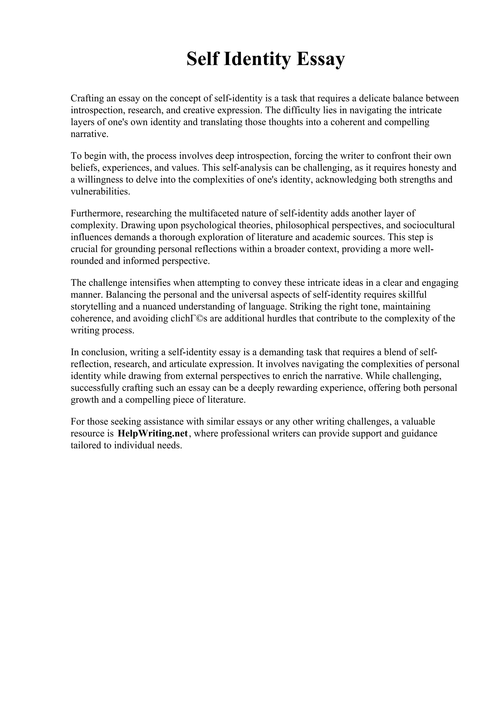 Self Identity Essay.pdf