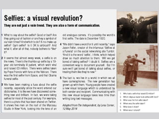 Teaching English to "Selfie" Generation | PPT