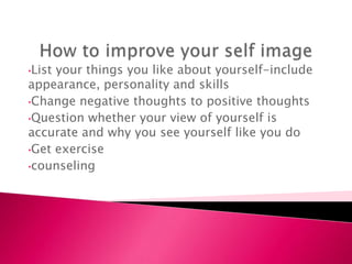 Self image powerpoint | PPTX