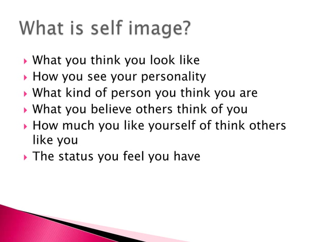 Self image powerpoint | PPTX