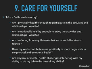 self.improve() - Building a Technical Career | PPT