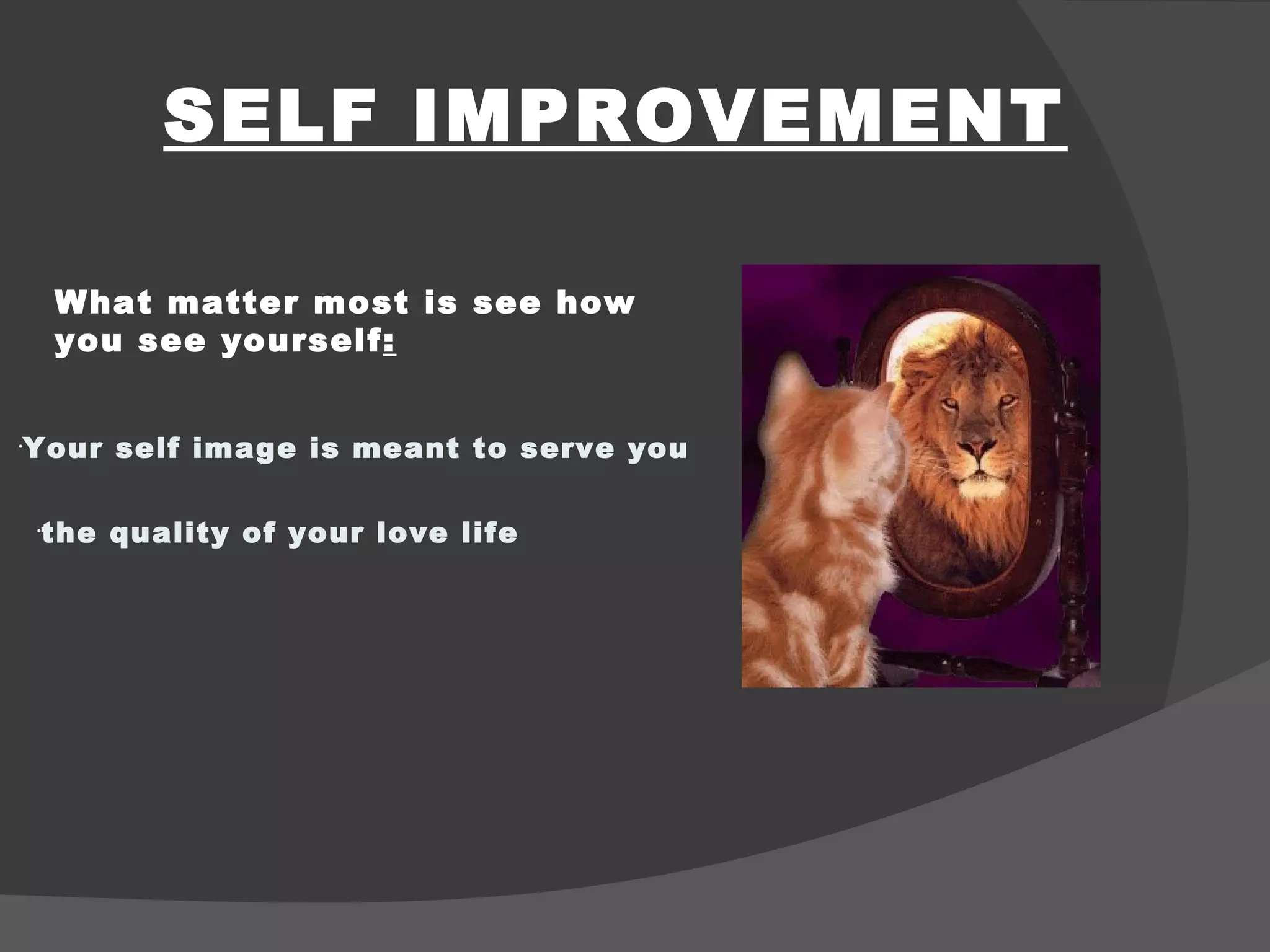 Self improvement presentation | PPT