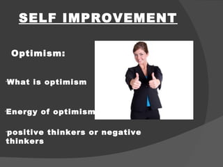 Self improvement presentation | PPT