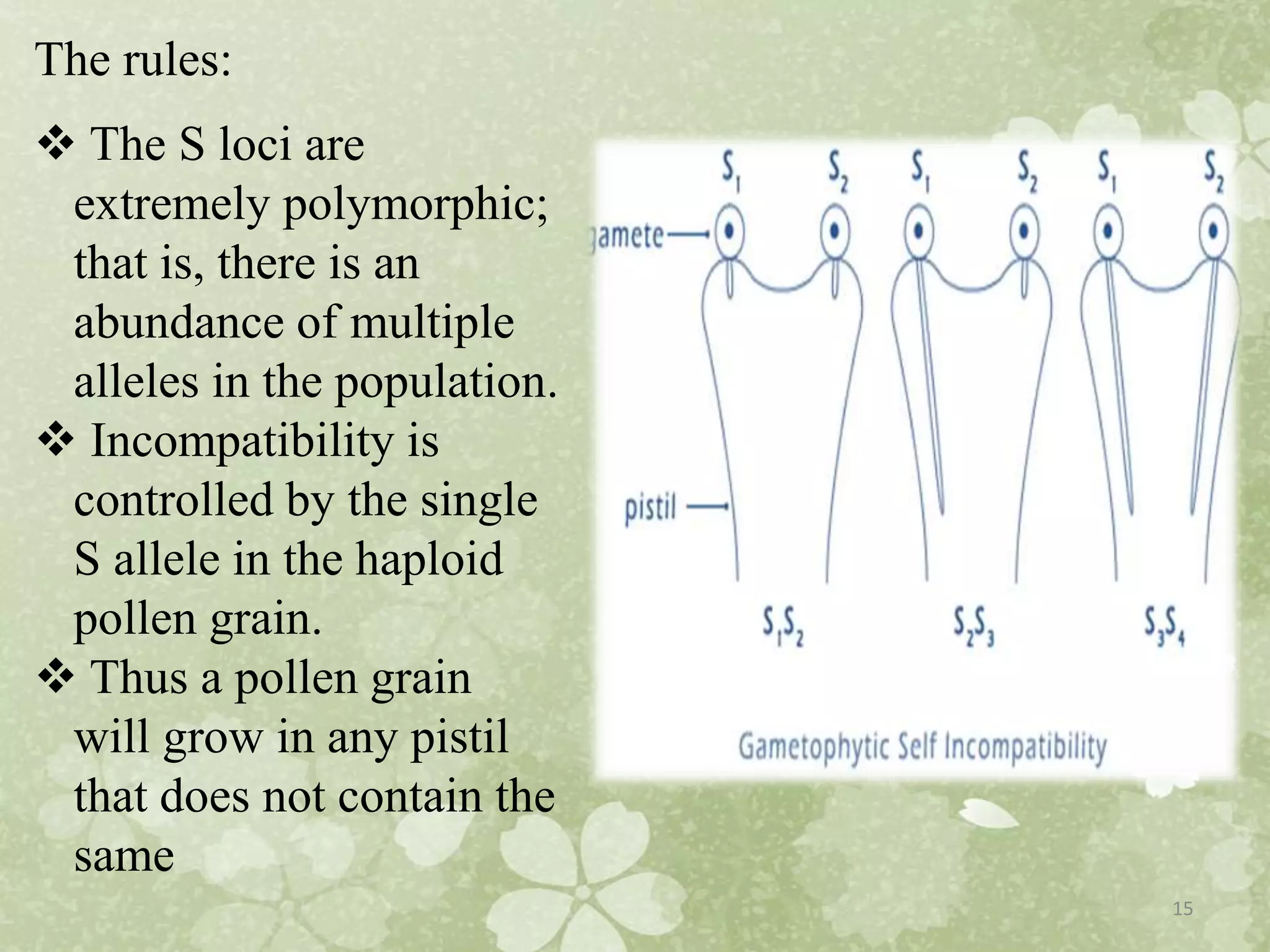 Self incompatibility in Plants | PPTX