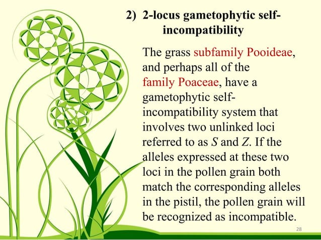 Self incompatibility in Plants | PPTX