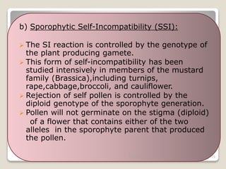 Self incompatibility | PPT