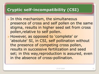 Self incompatibility | PPT