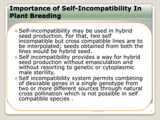 Self incompatibility | PPT