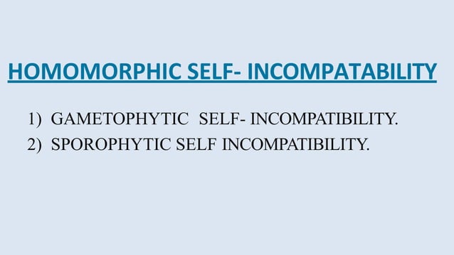 Self incompatibility in Plants | PPTX | Gardening | Home & Garden