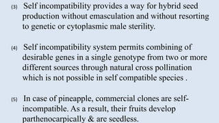Self incompatibility in Plants | PPTX