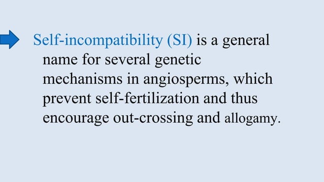 Self incompatibility in Plants | PPTX | Gardening | Home & Garden