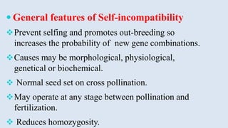 Self incompatibility in Plants | PPTX