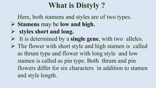 Self incompatibility in Plants | PPTX