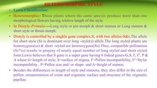 Self incompatibility in Flowers of Angiosperms | PDF