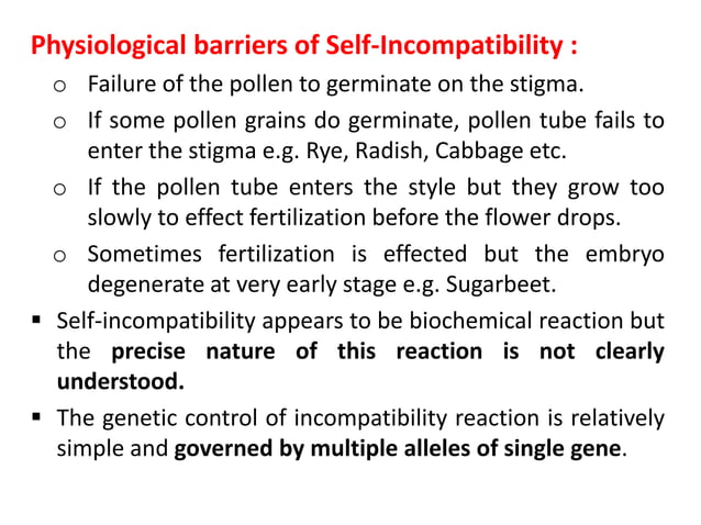 Self incompatibility.ppt | Gardening | Home & Garden