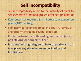 Self incompatibility ppt | PPTX