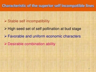 Self incompatibility ppt | PPTX