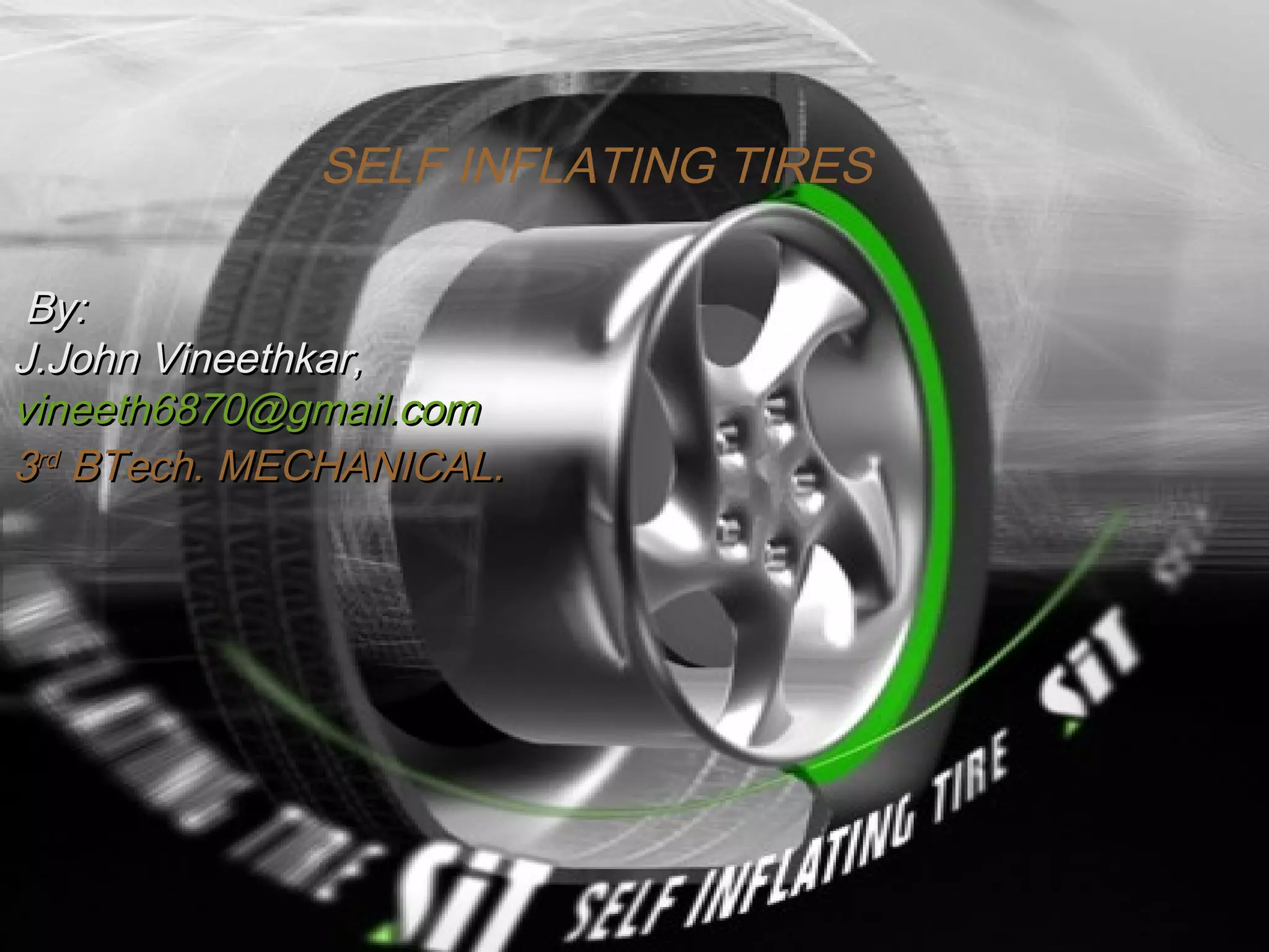 Self inflating tyres | PPT