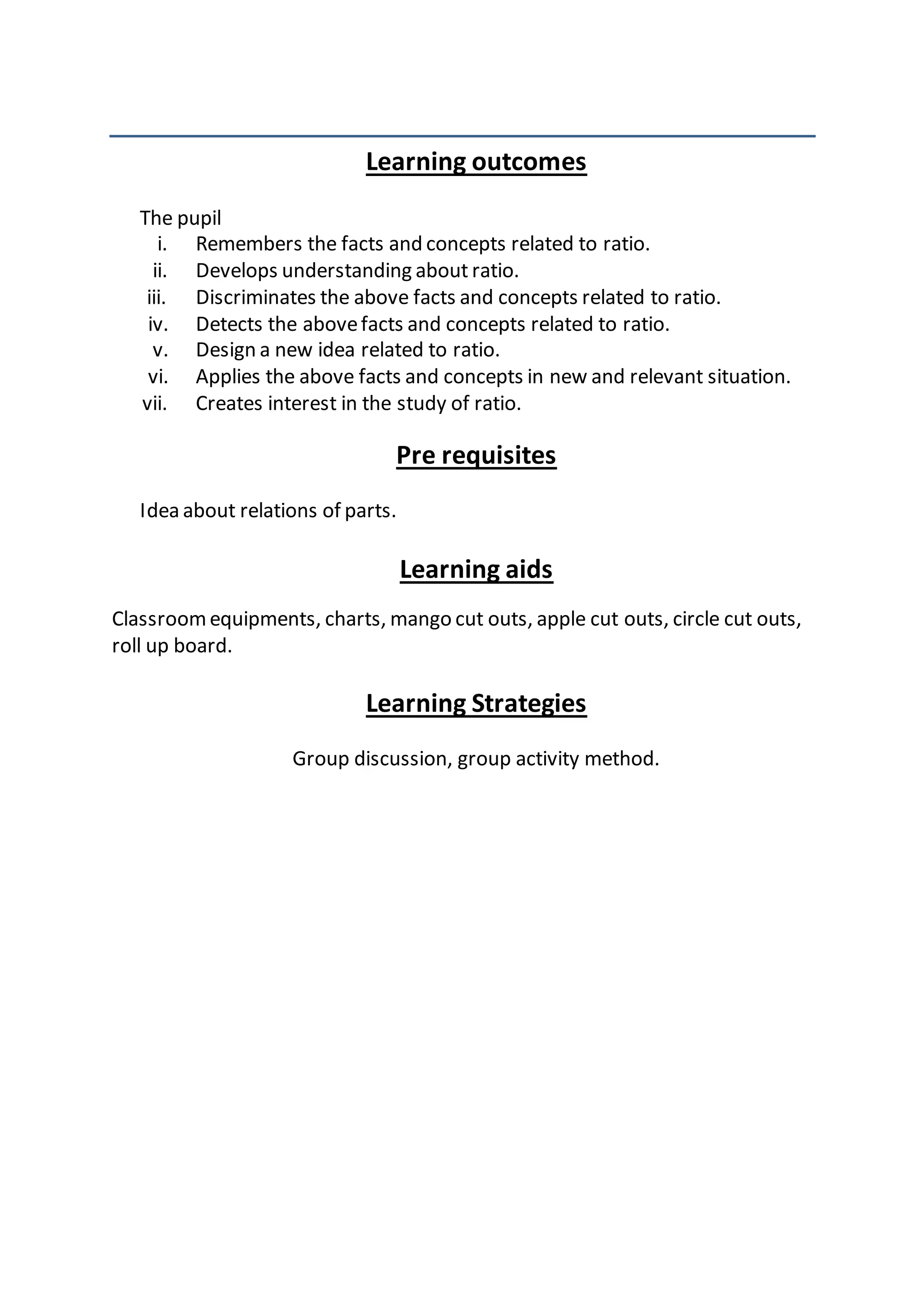 Introduction to ratios | DOCX