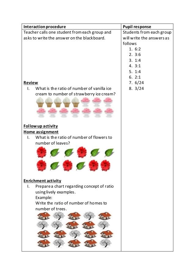 Introduction To Ratios