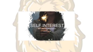 Self intrest | PPT