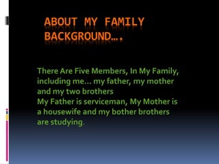 Best Self Intro PPT | PPTX
