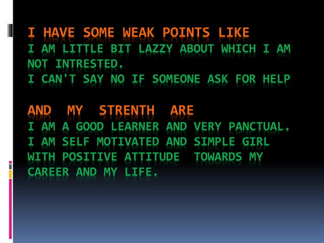 Best Self Intro PPT | PPTX