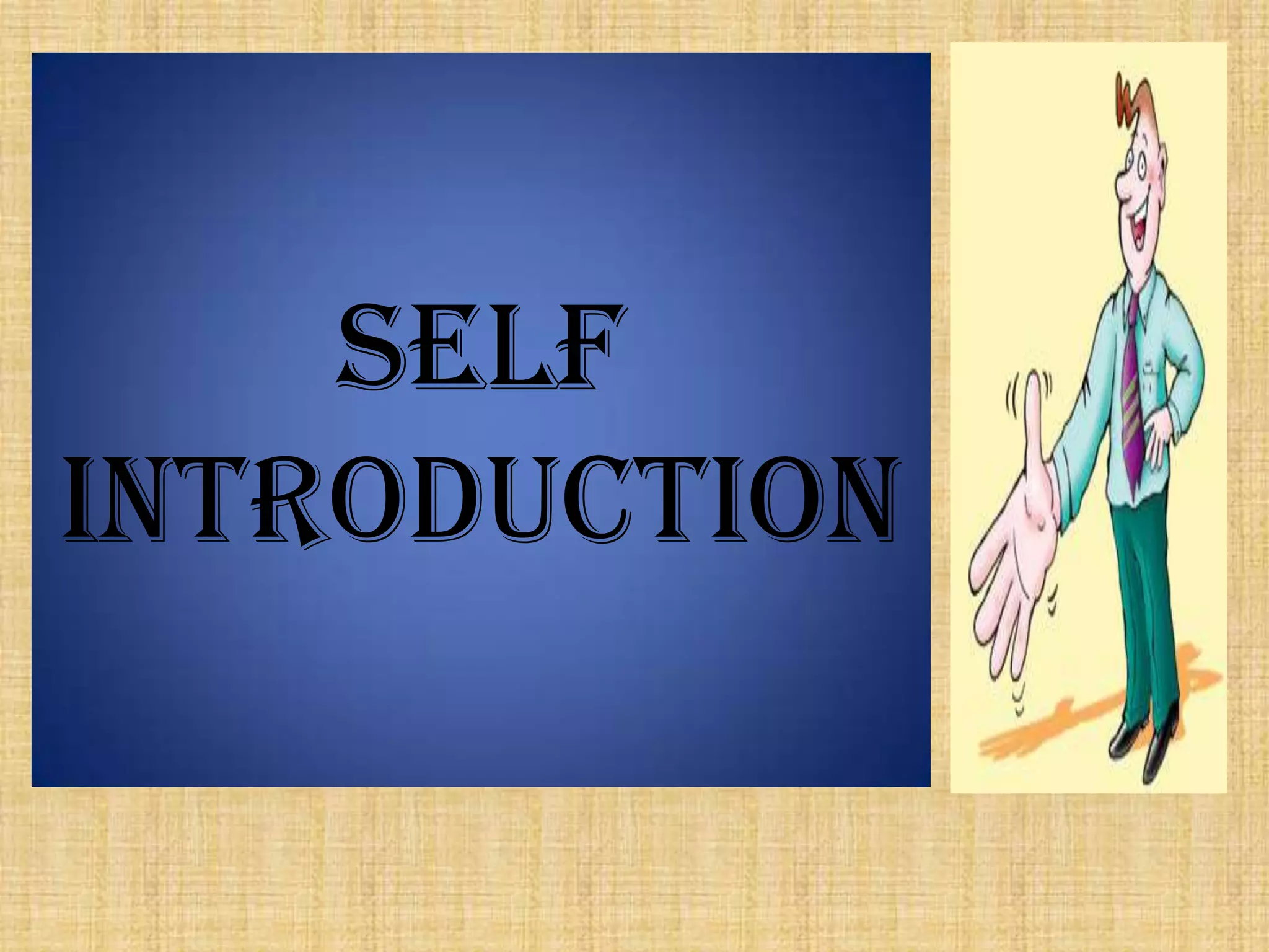 PPT ON Self introduction | PPTX