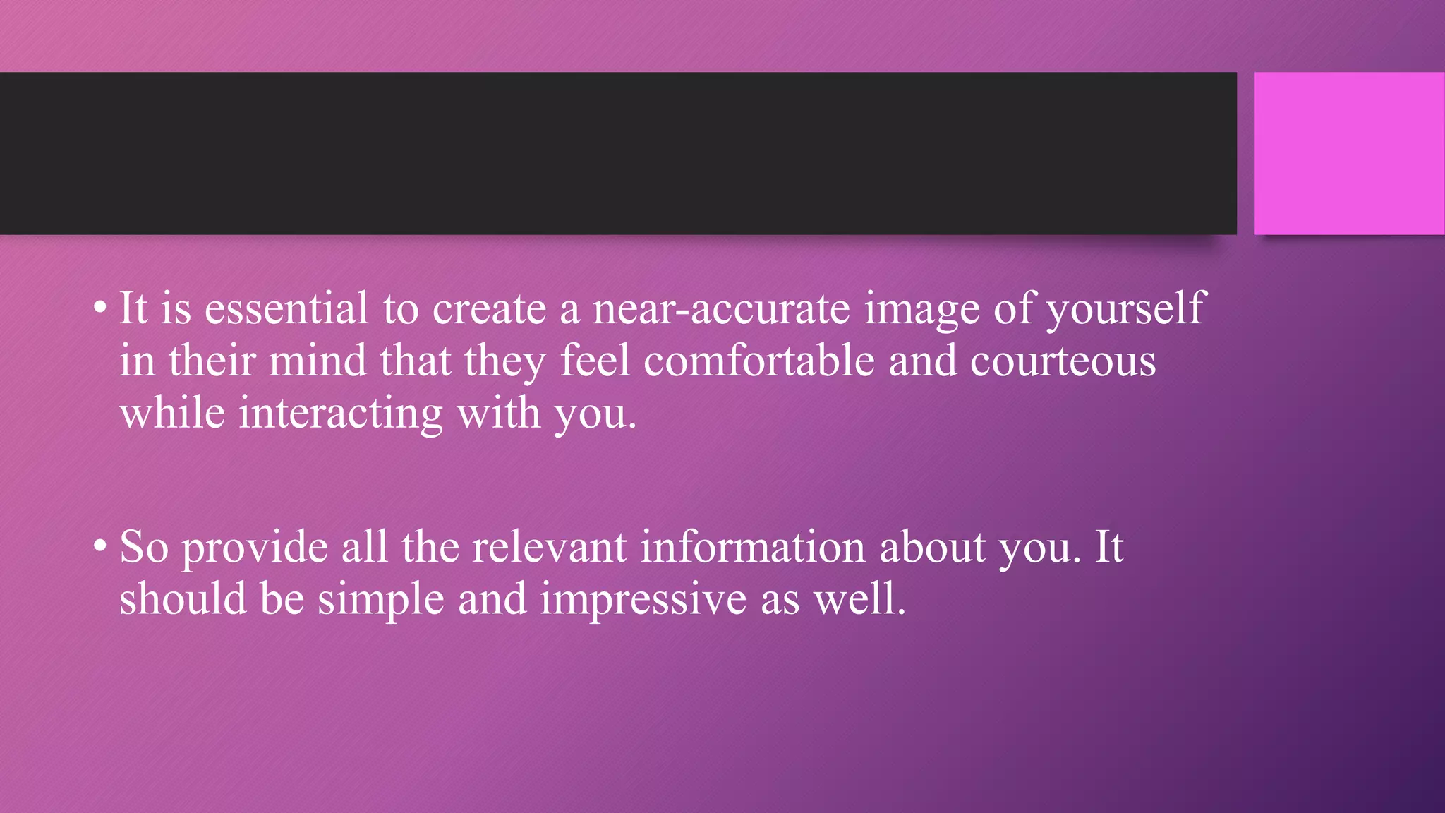 How to write a Self introduction | PDF