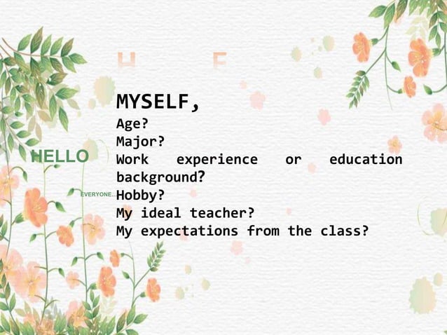 Self Introduction.pptx | Education