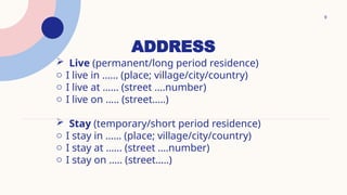 Sel-Introduction How to Introduce yourself step by step | PPTX