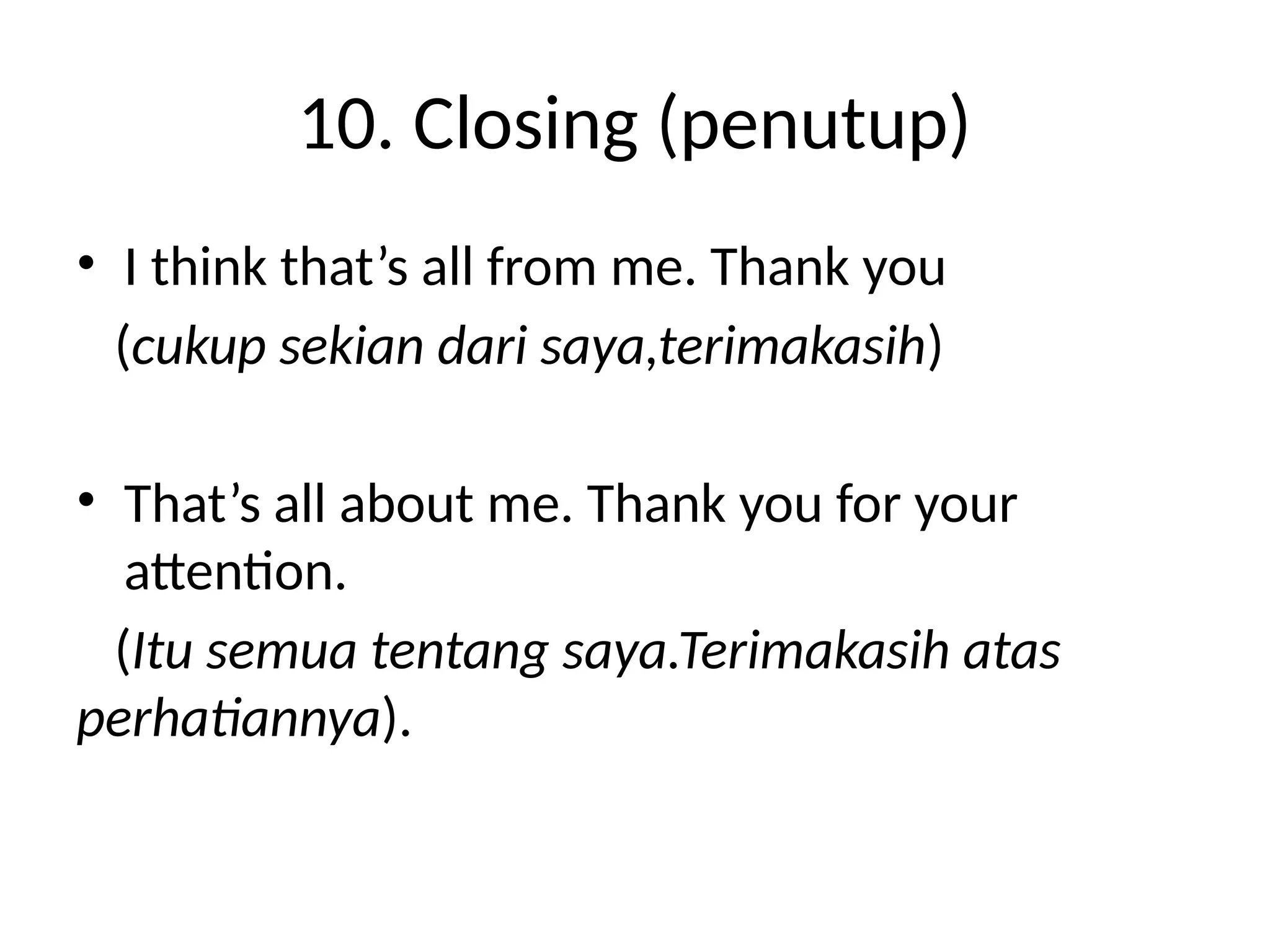 SELF INTRODUCTION.pptx by me perkenalan diri | PPTX