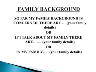 Self introduction (1) | PPTX