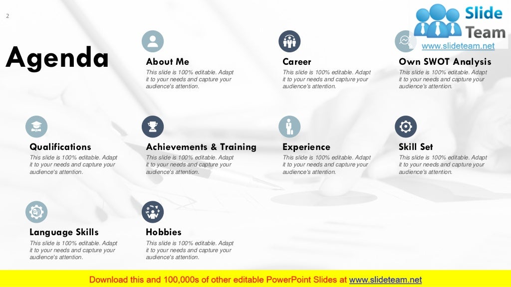 Self Introduction For Company Interview PowerPoint Presentation Slides