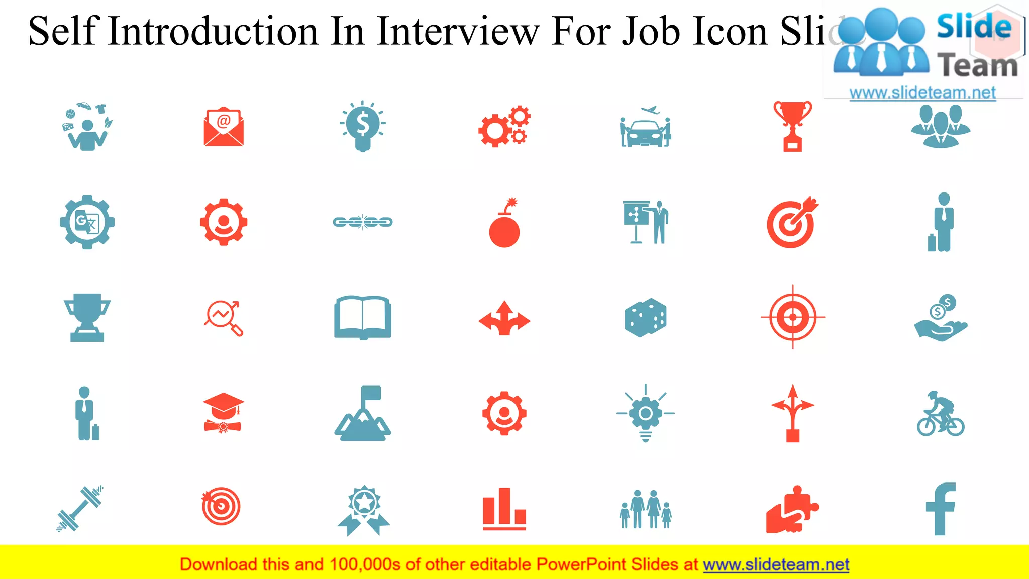 Self introduction in interview for job powerpoint presentation slides | PDF