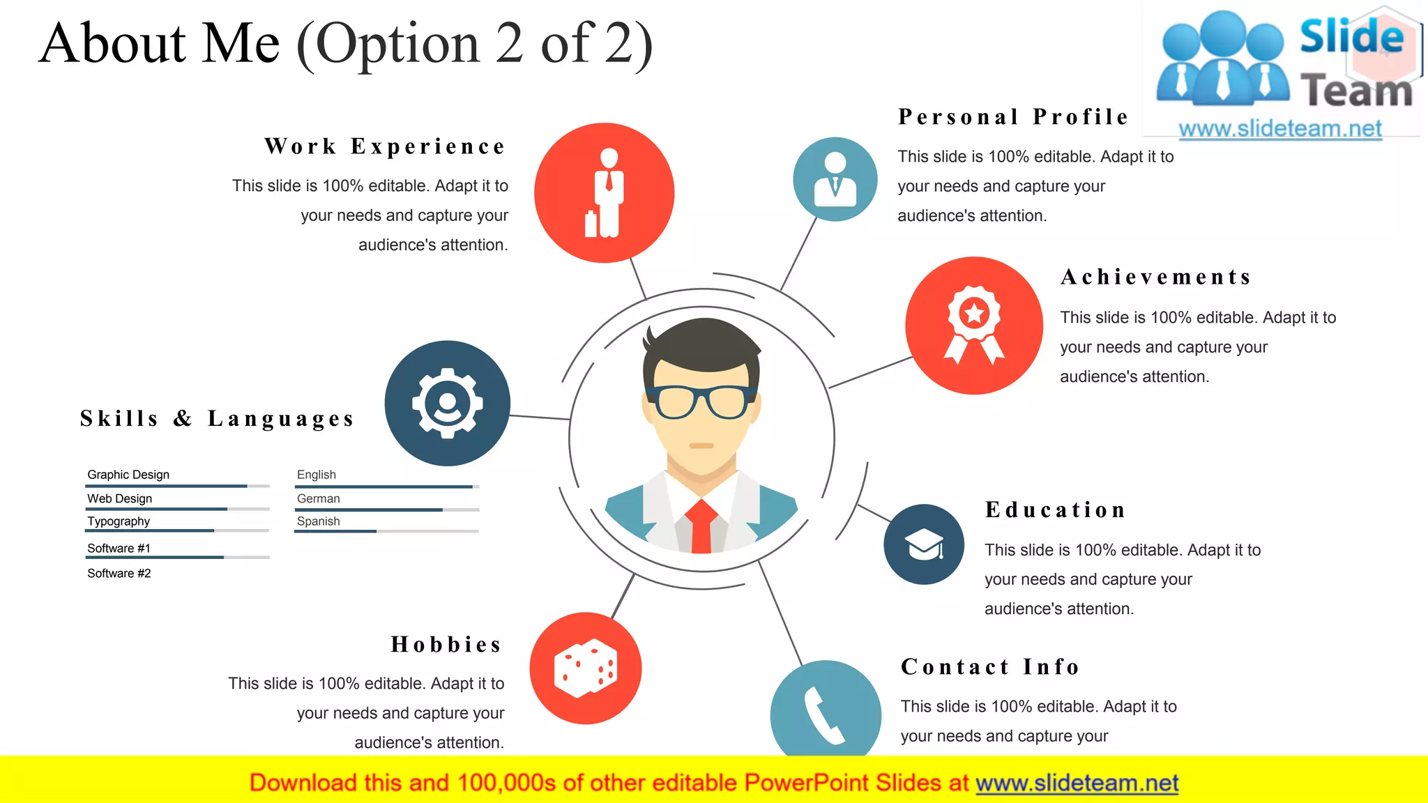 Self introduction in interview for job powerpoint presentation slides | PDF