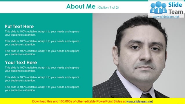 Self Introduction Model PowerPoint Presentation Slides | PDF