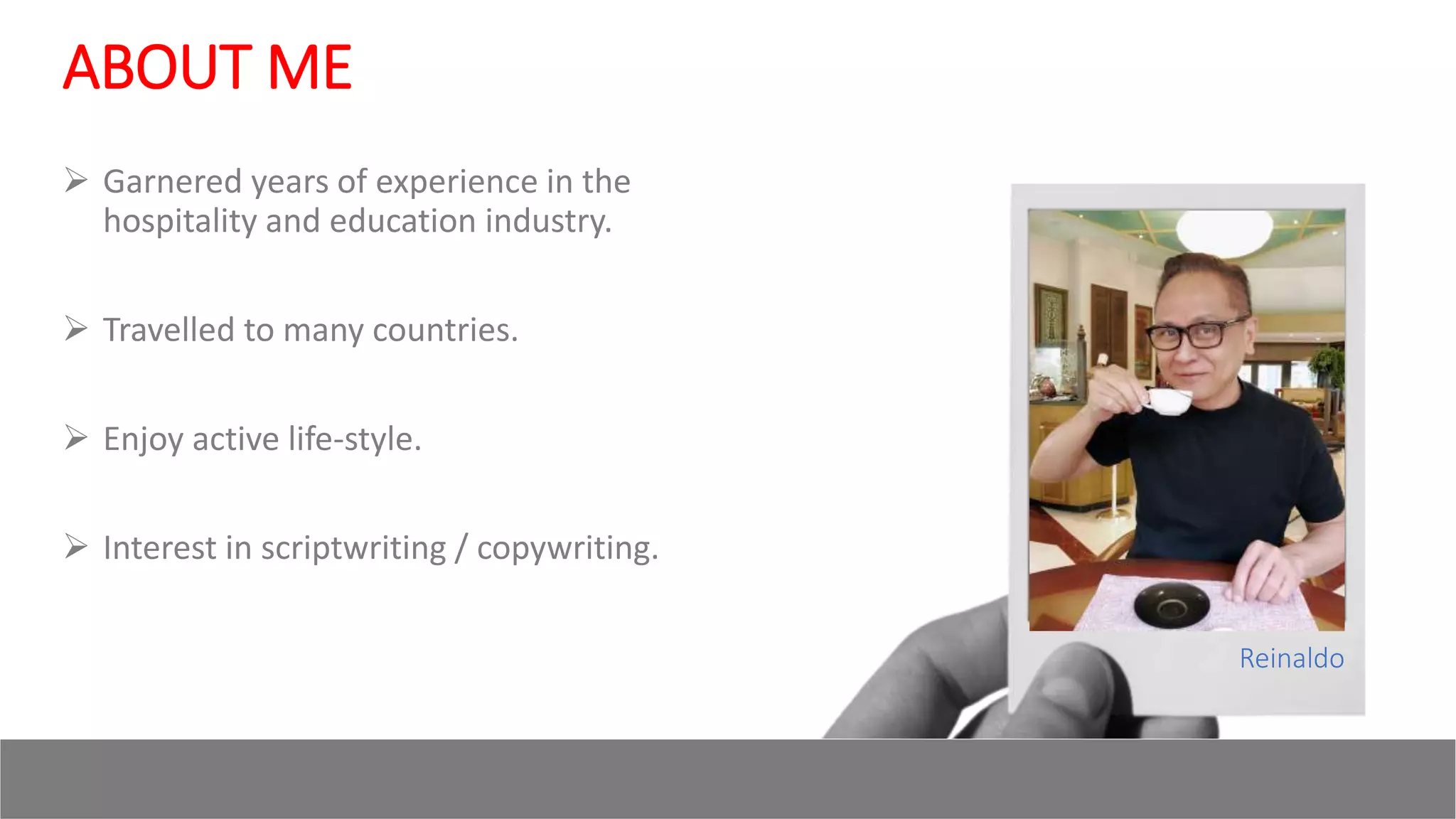 Self Introduction Presentation | PPT