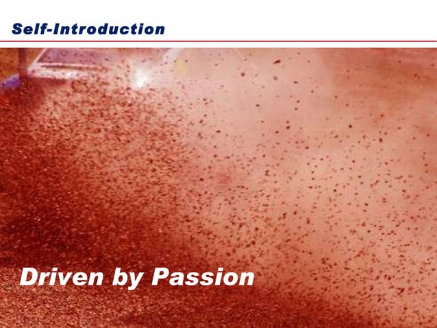 Self Introduction Visual Resume | PPT